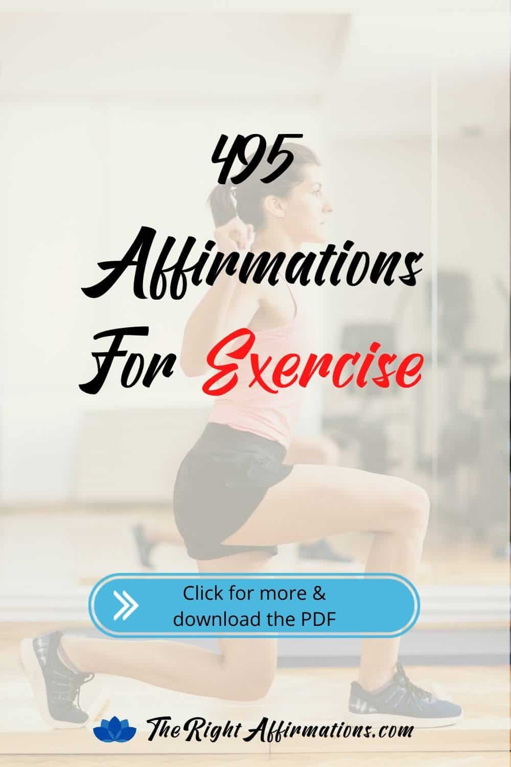 affirmations for exercise health and fitness pinterest - Unfinished Success