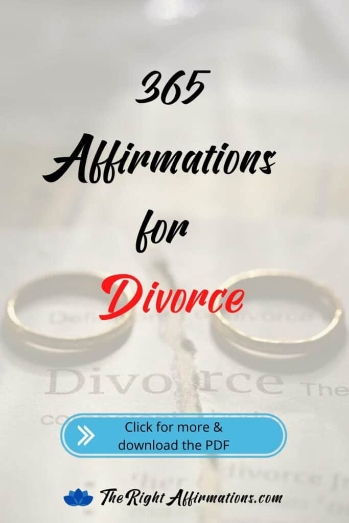 affirmations for divorce pinterest - Unfinished Success