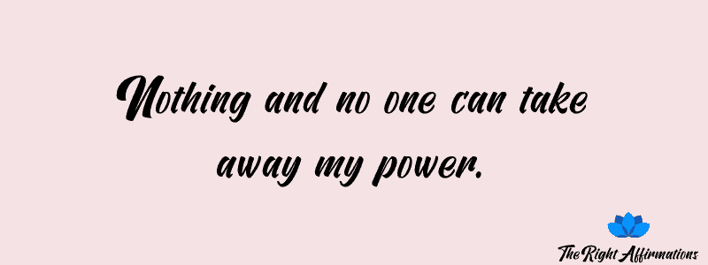 Nothing-and-no-one-can-take-away-my-power - Unfinished Success