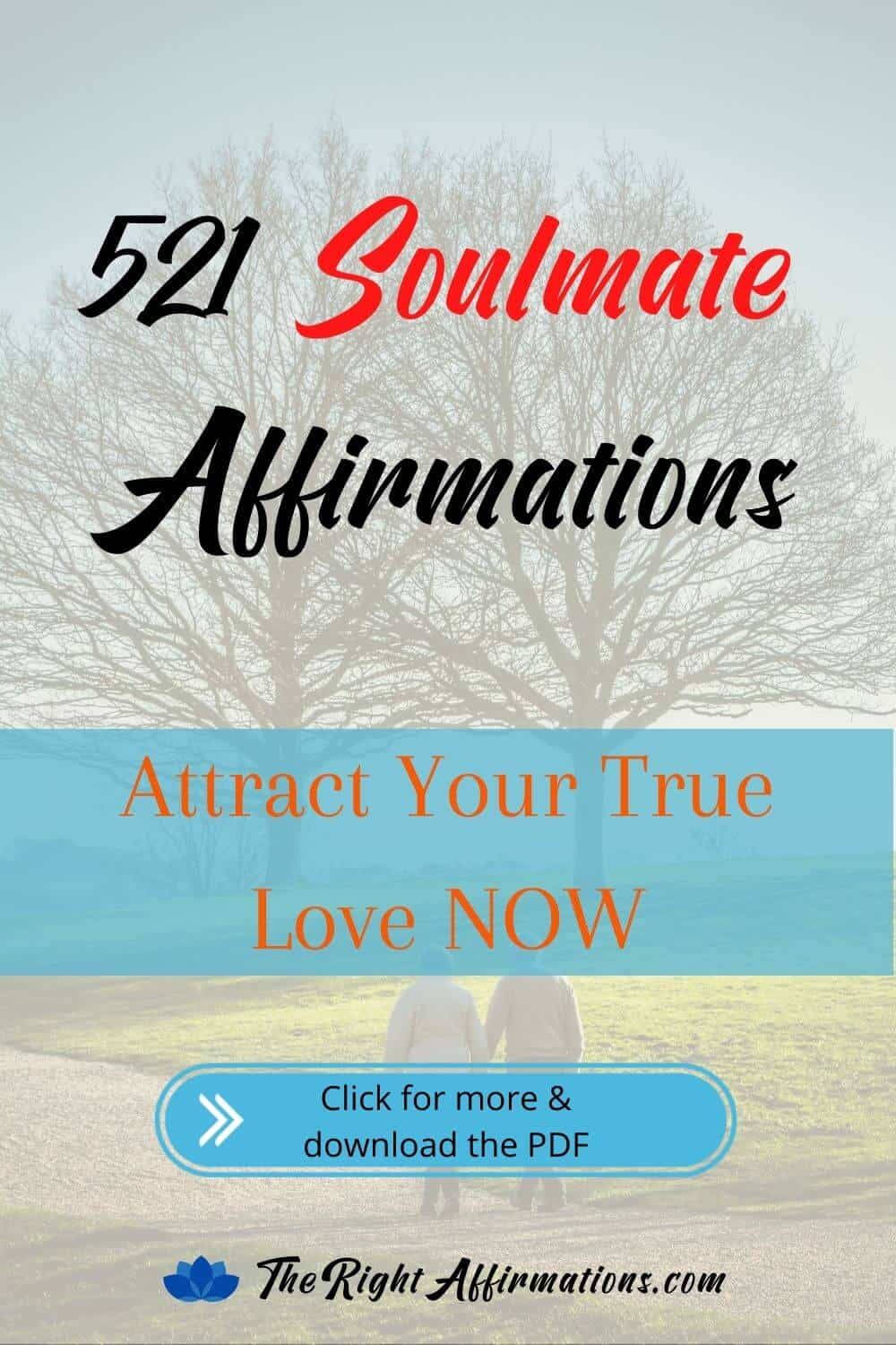 Affirmations To Attract Your Soulmate Pinterest Unfinished Success