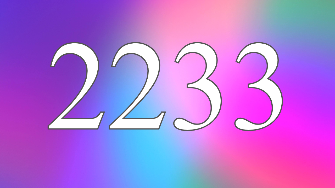Angel Number 2233 Meaning for Twin flame, Soulmate, and Love ...